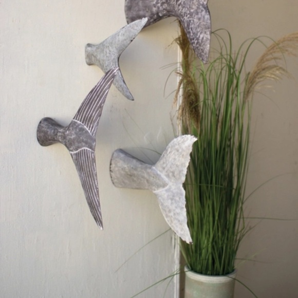 Wall Decor | Coastal Fish Tail Wall Sculptures Set Of 4 | Poshmark